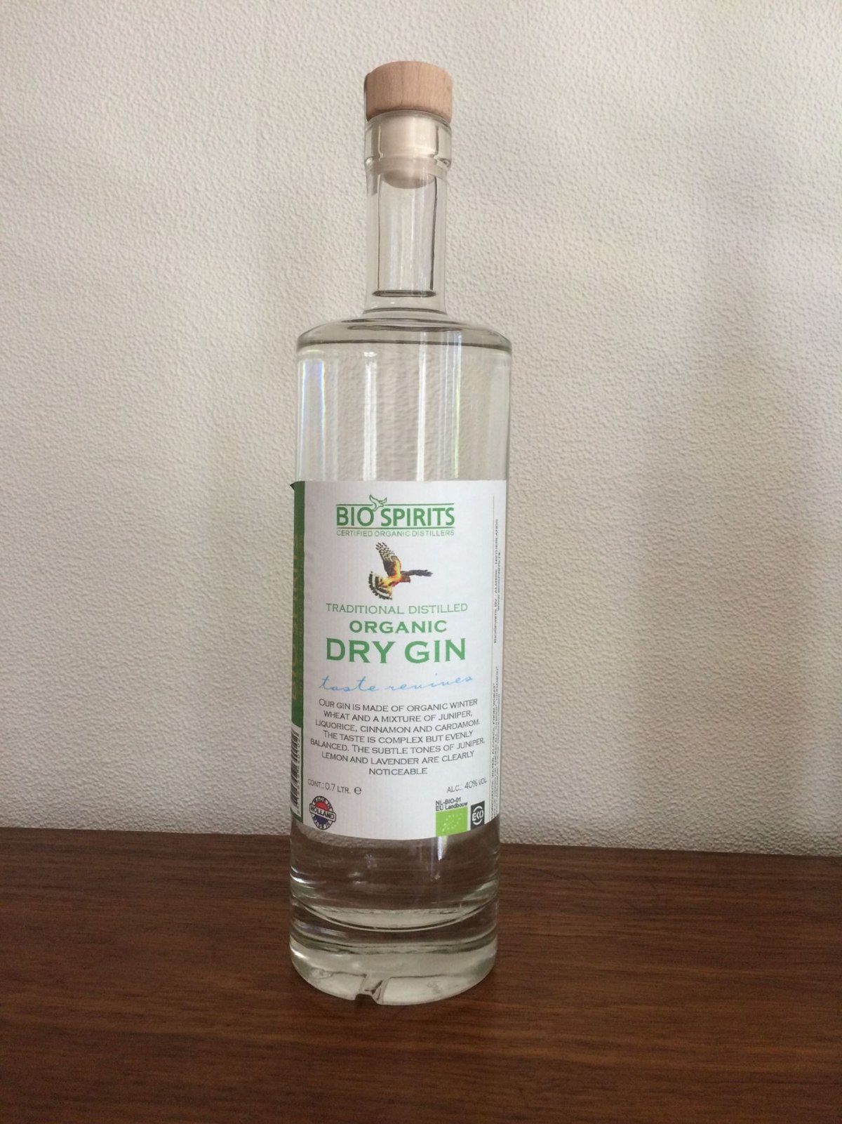 Organic Dry Gin Biospirits Økologisk
