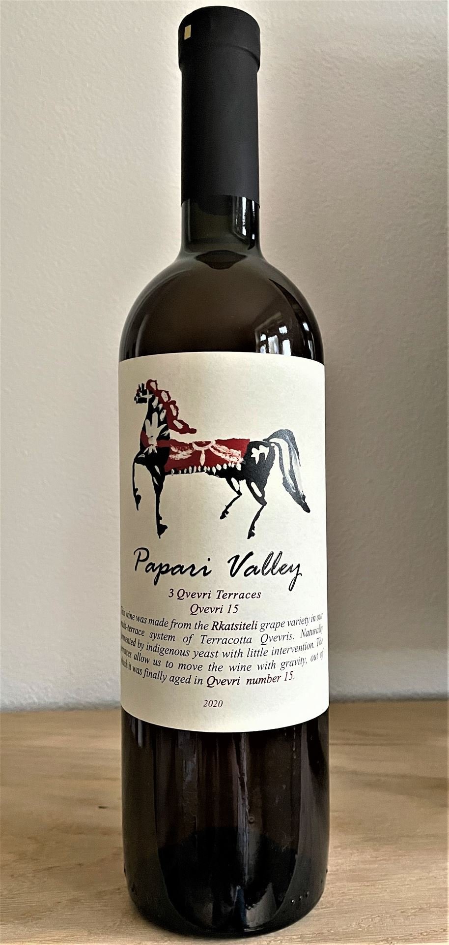 Papari Valley Rkatsiteli 3 Qvevri Terraces 2020 Orange , Georgien