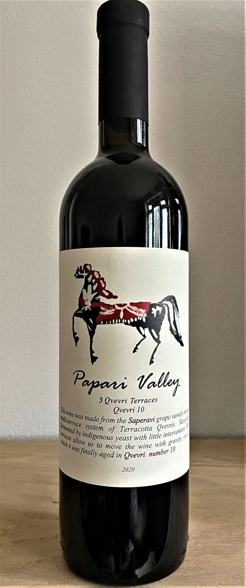 Papari Valley Saperavi 3 Qvevri Terraces 2022, Georgien, Rødvin